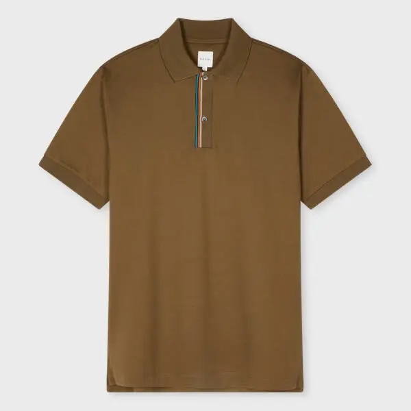 Paul Smith Signature Stripe' Trim Polo Shirt