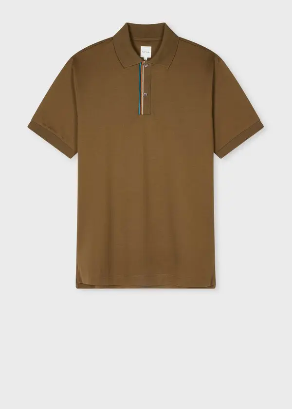 Paul Smith Signature Stripe' Trim Polo Shirt