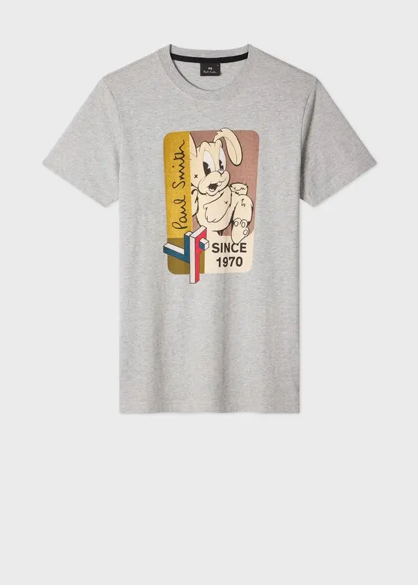 Paul Smith Slim-fit '1970 Bunny' Print T-shirt