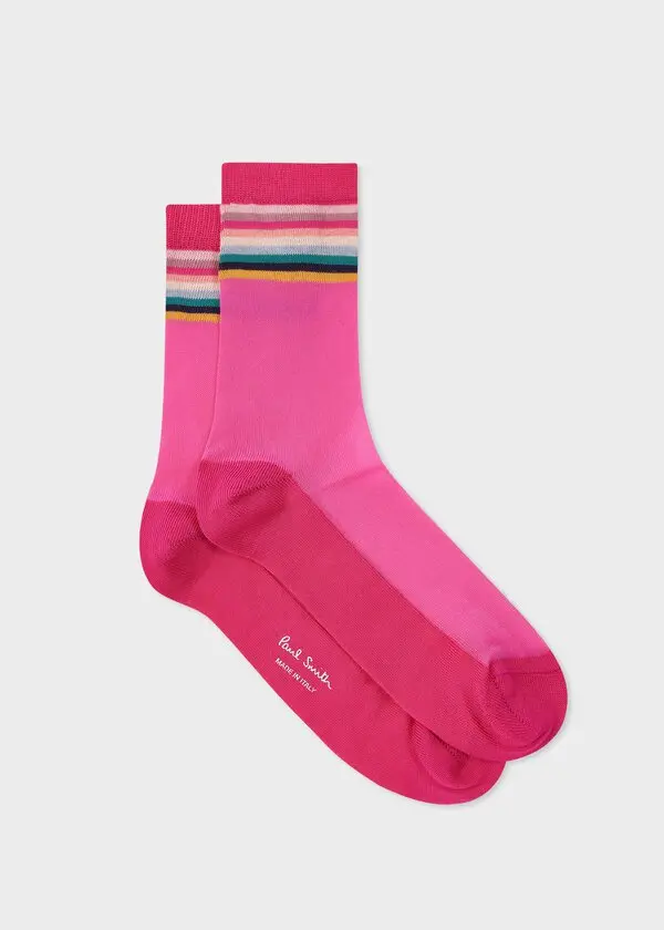 Paul Smith Sheer 'swirl Stripe' Socks
