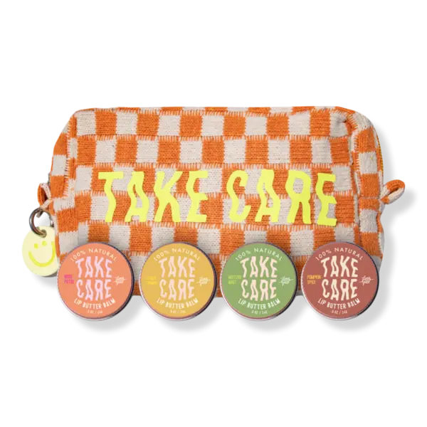 GLAM & GRACE Take Care Lip Butter Balm Set With Bag - One-color