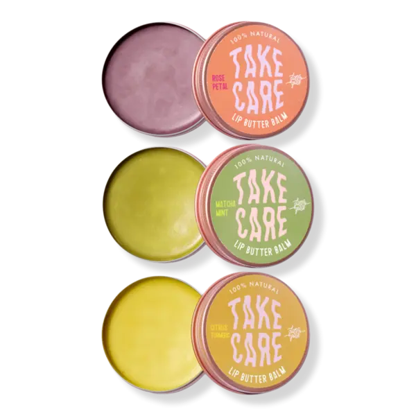 GLAM & GRACE Take Care Lip Butter Balm Set - One-color