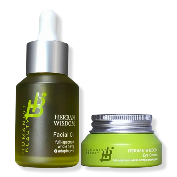 HUMANIST BEAUTY Herban Wisdom Eye Cream + Facial Oil - One-color