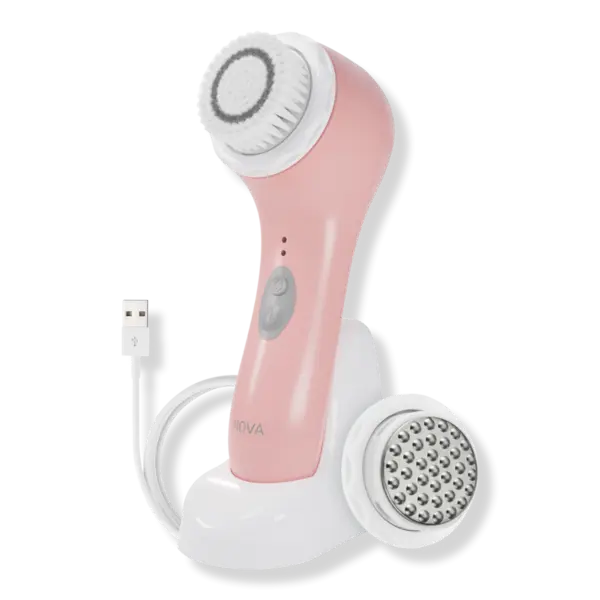 SPA SCIENCES Nova Sonic Facial Cleansing Brush - Pink