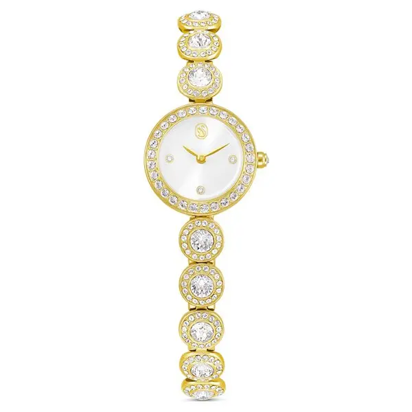 SWAROVSKI Una Angelic Watch With Crystal Pav - White