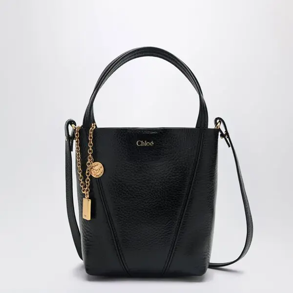 Chloé Small Leather Tote Bag - Black