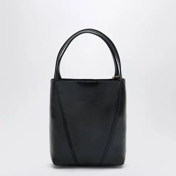 Chloé Small Spin Leather Tote Bag - Black