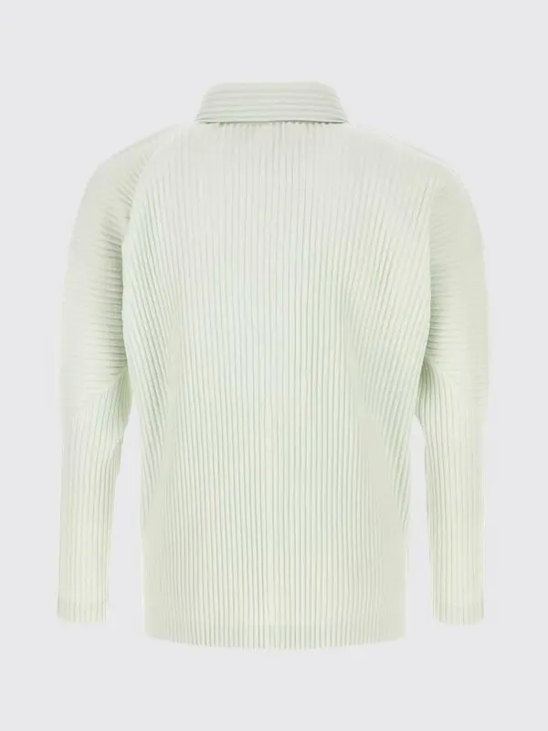 Issey Miyake Long-sleeved Polo Shirt In Polyester