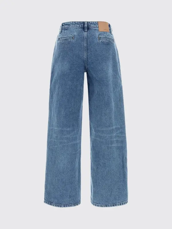 Magda Butrym High-waisted Palazzo Jeans In Denim With A Wide Leg