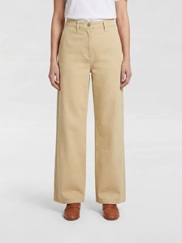 Magda Butrym High-waisted Palazzo Jeans In Cotton Denim
