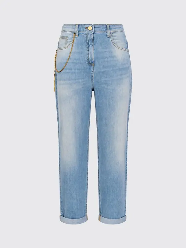 Elisabetta Franchi High-waisted Slim Fit Cropped Skinny Jeans