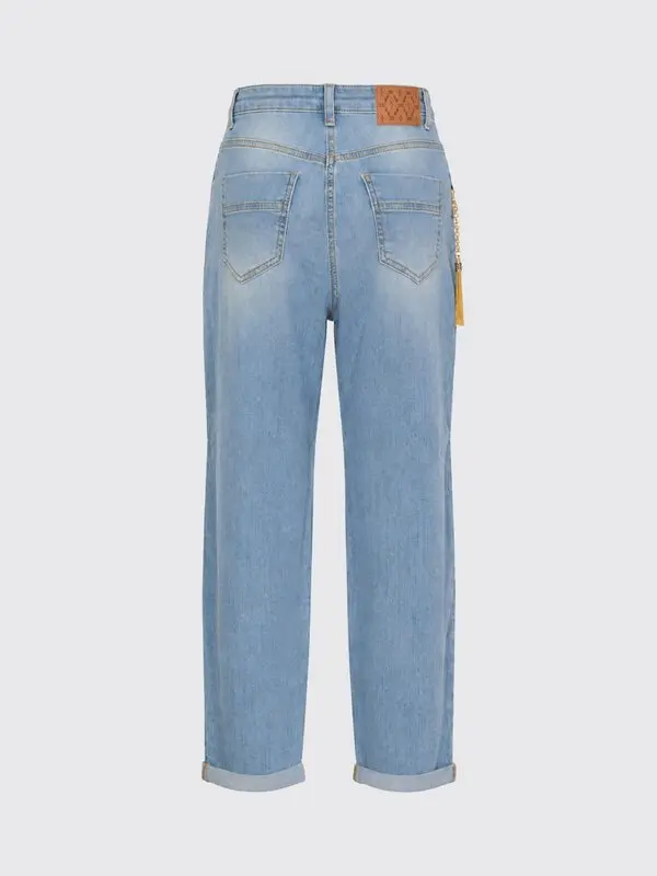 Elisabetta Franchi High-waisted Slim Fit Cropped Skinny Jeans