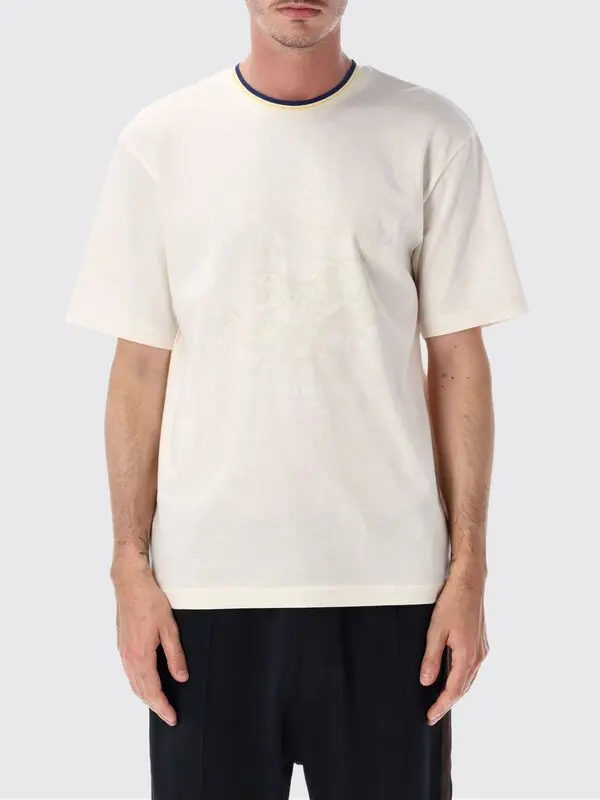 ADIDAS ORIGINALS Recycled Cotton T-shirt With Graphic Print And Contrast Trims