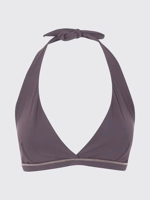 Brunello Cucinelli Bikini Top - Brown