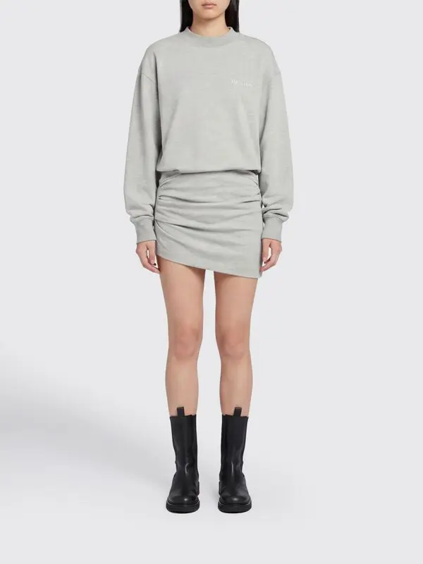 Attico Sweatshirt Dress - Grey