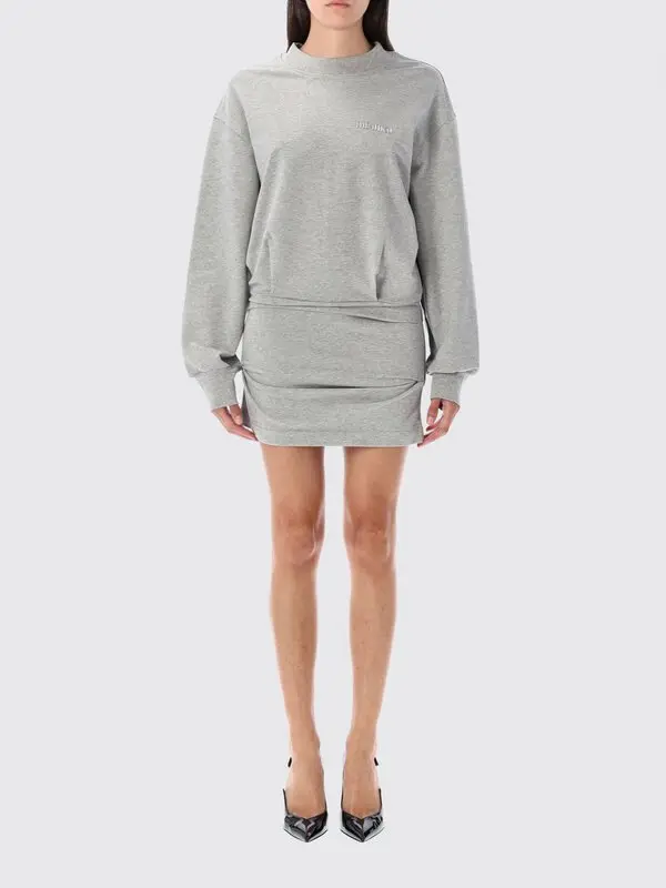 Attico Sweatshirt Dress - Grey
