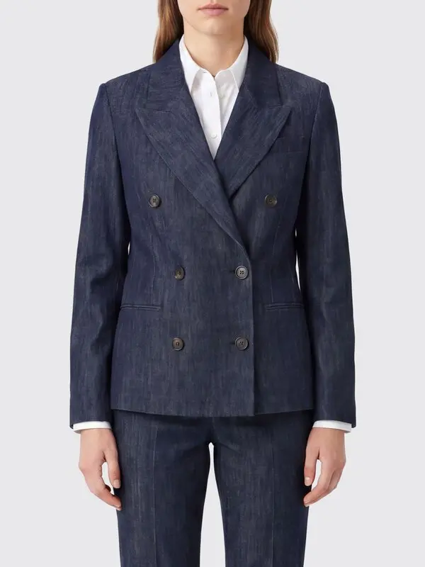 Brunello Cucinelli Denim Double-breasted Jacket