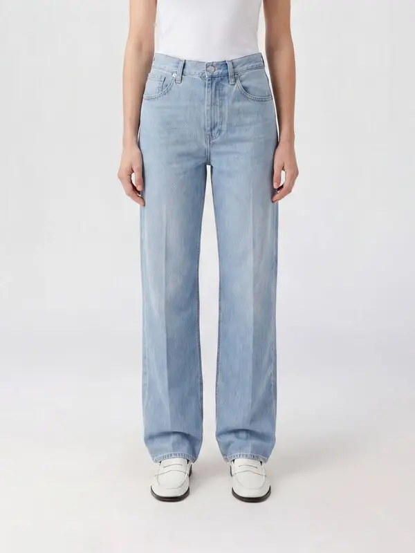 DONDUP Recycled Cotton Wideleg Jeans - Blue