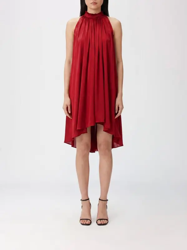 SA SU PHI Halterneck Dress - Cherry