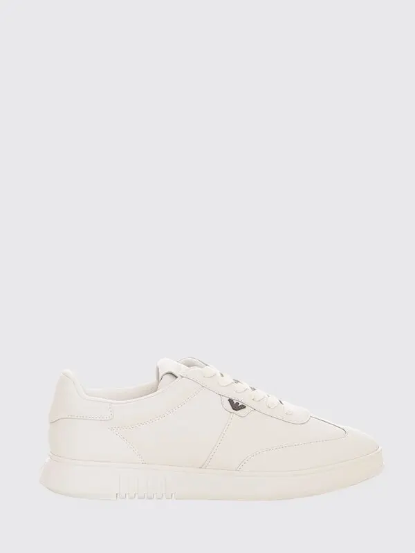 Emporio Armani Lace Up Sneakers - White
