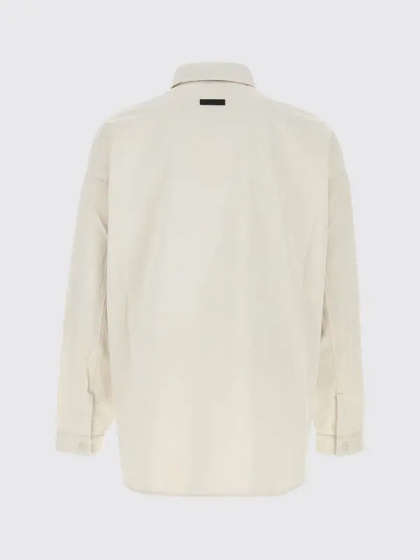 Fear Of God Relaxed Fit Cotton Shirt With Logo And French Collar