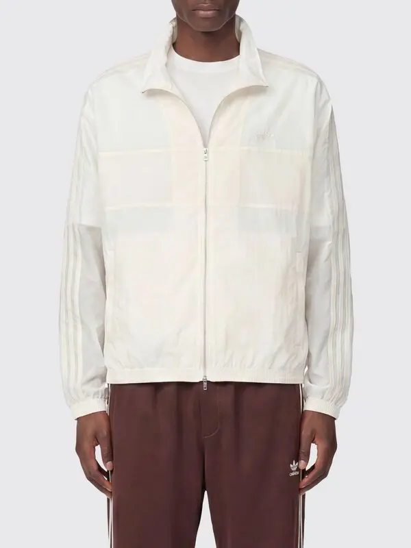 ADIDAS ORIGINALS BY WALES BONNER Recycled Nylon High Neck Windbreaker Jacket - White