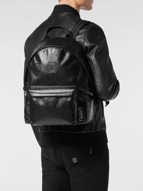 Philipp Plein Backpack With Hexagon Logo