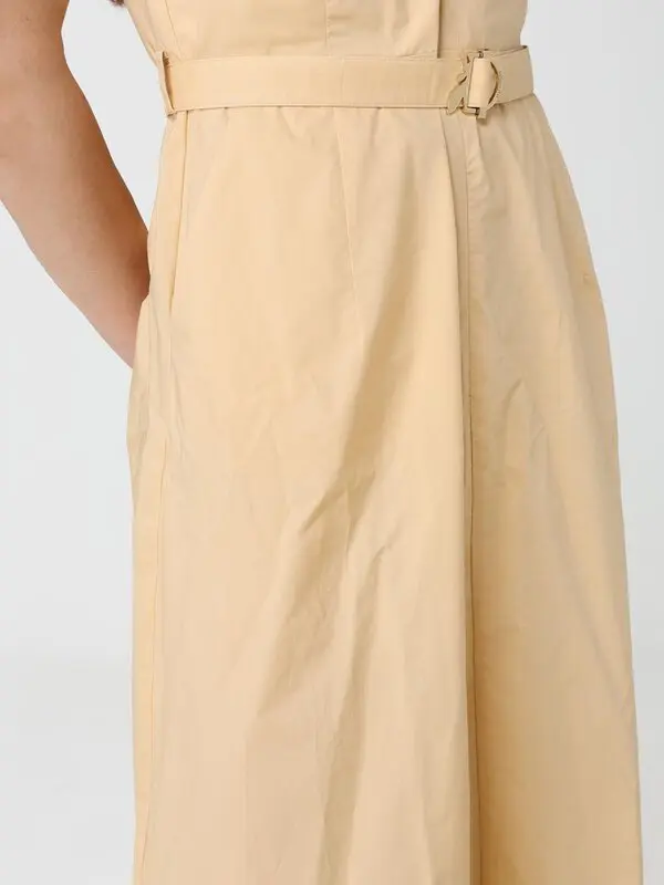 Patrizia Pepe Belted Midi Dress - Sand