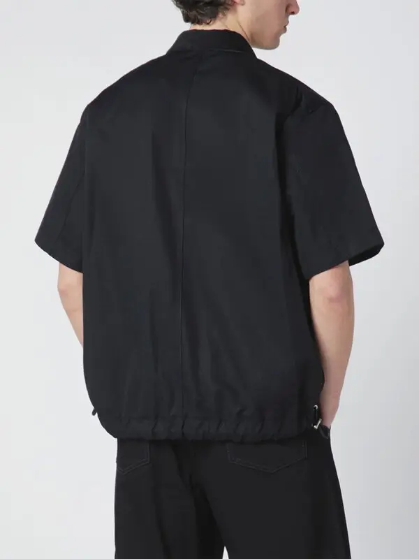 Sacai X Carhartt Wip Short-sleeved Cotton Shirt With Patch Pockets