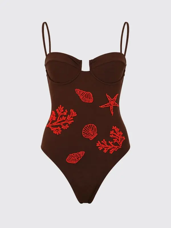 MC2 SAINT BARTH Sweetheart Neckline One-piece Swimsuit