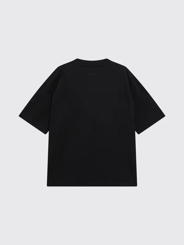 Fear Of God Cotton T-shirt With Contrast Logo And Dropped Shoulders