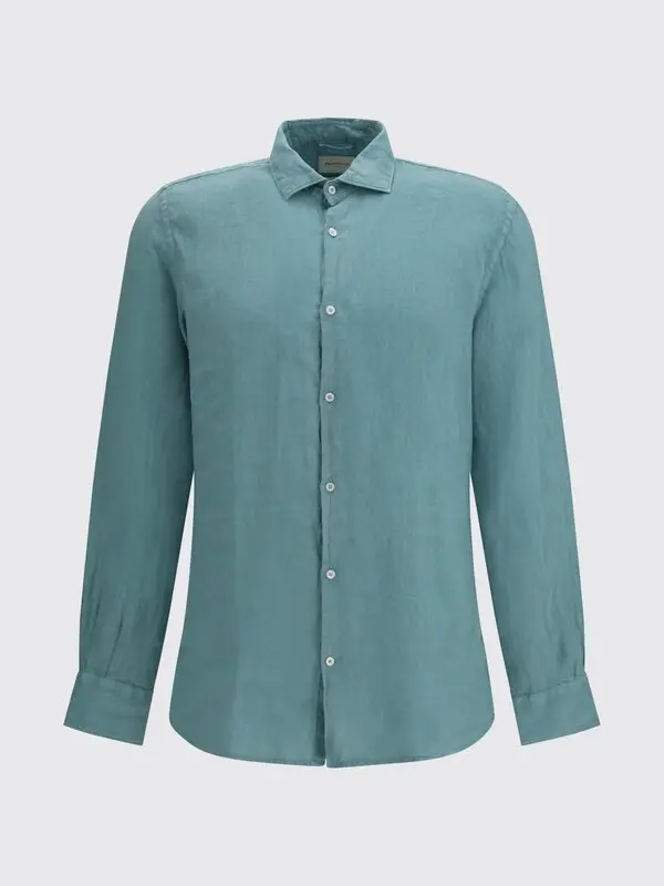 BROOKSFIELD Slim Fit Casual Shirt In Pure Linen With French Collar
