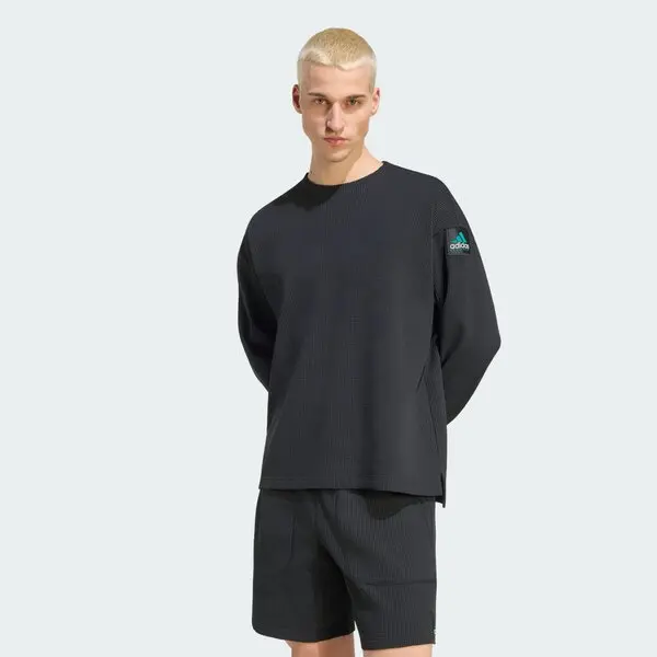 Adidas Equipment Waffle Long Sleeve Tee - Black