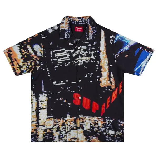 Supreme City Lights Rayon Short-sleeve Shirt