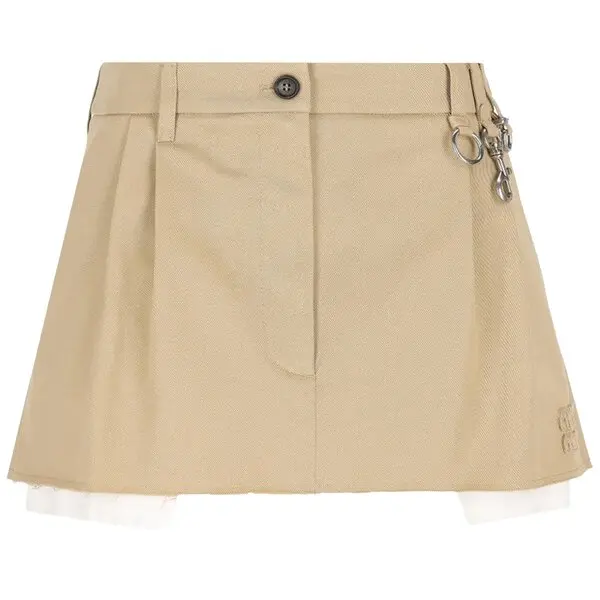 Miu Miu Chino Mini Skirt 'cord