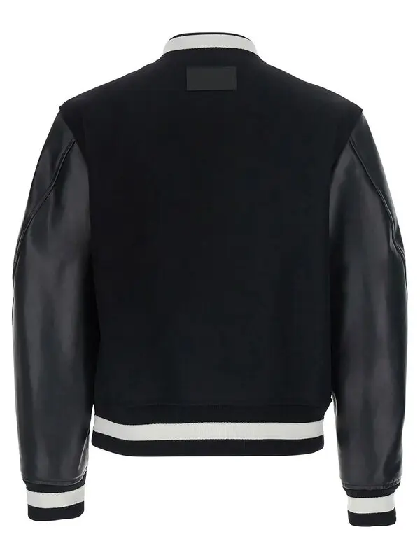 Givenchy Mixed Materials Blouson Jacket - Black