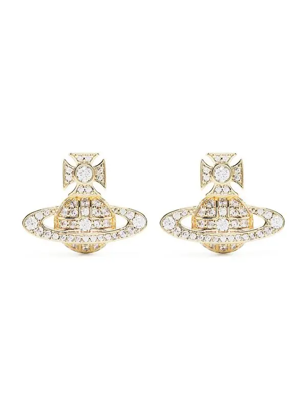 VIVIENNE WESTWOOD Carmela Bas Relief Earrings - Metallic