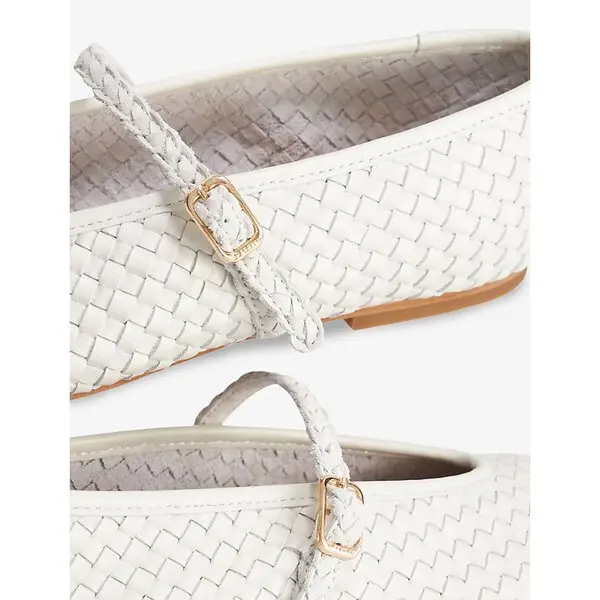 DUNE Headliner Leather Ballet Flats