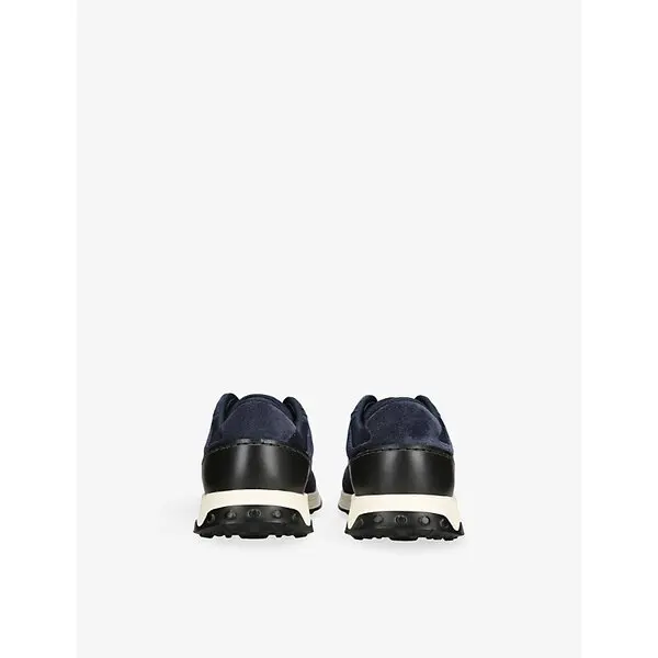 TOD'S Panelled Suede And Mesh Trainers