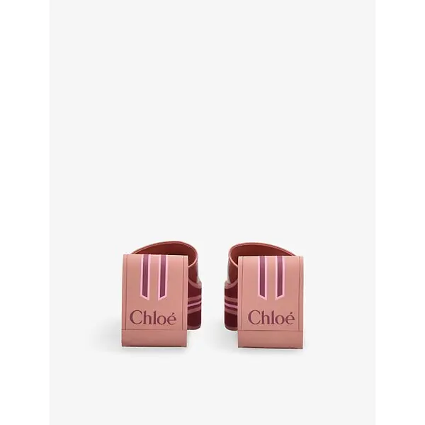 Chloé Swimming Cool Wedge Leather Sandals