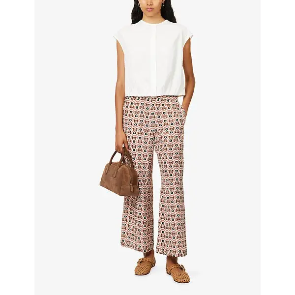 Max Mara Sleeveless Cotton Shirt
