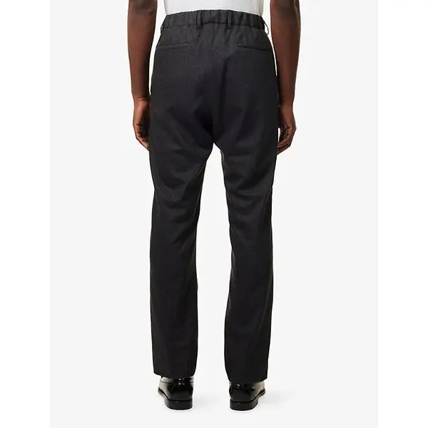 Corneliani Regular-fit Straight-leg Wool-and-cashmere Trousers