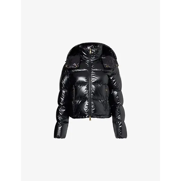 Moncler Hooded Quilted Shell-down Jacket - Black