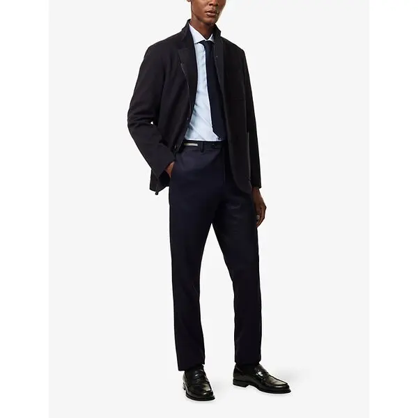 Corneliani Tailored Straight-leg Wool Trousers
