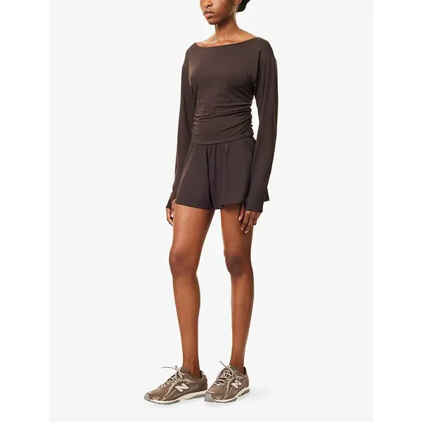 ADANOLA Studio Side Split Woven Shorts