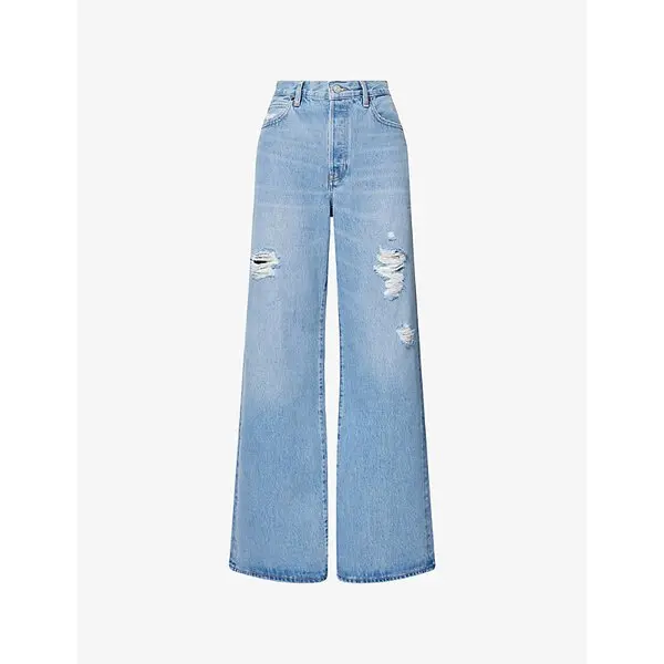 FRAME The Loose Wide-leg Denim Jeans - Sundrop