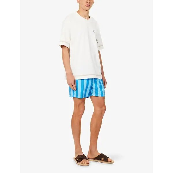 ARRELS BARCELONA Beach Stripe Printed Swim Shorts