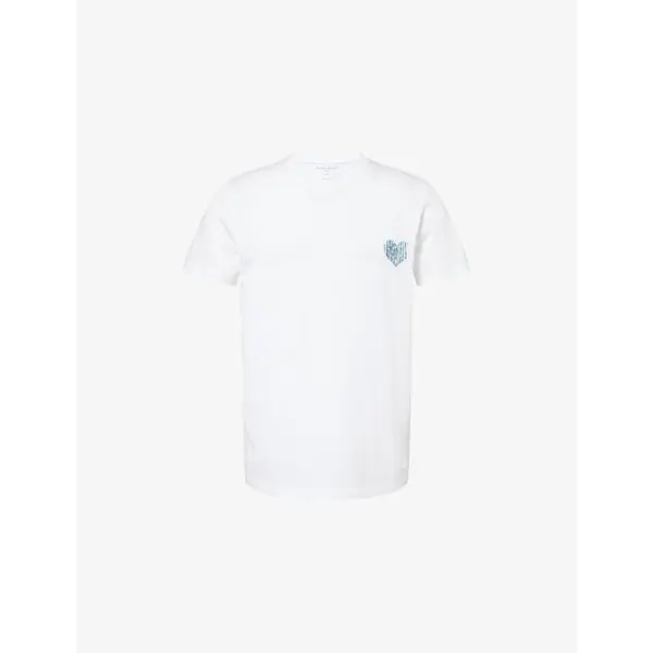 Derek Rose Ripley Short-sleeve Cotton T-shirt - White