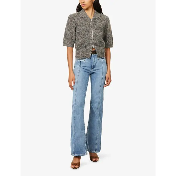 Free People Firecracker Flared-leg Denim Jeans