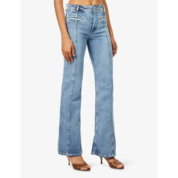 Free People Firecracker Flared-leg Denim Jeans